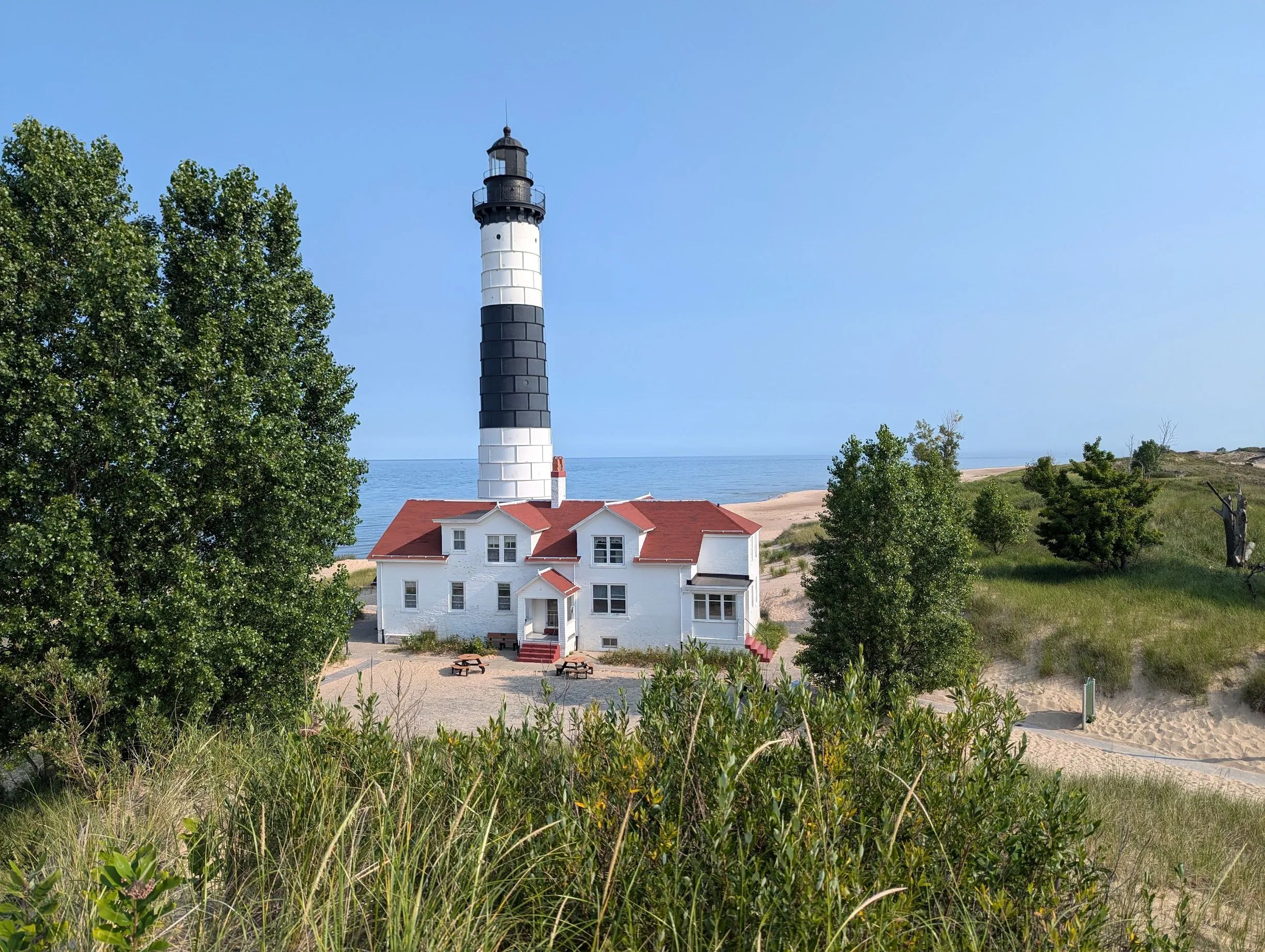 Bus Day at Big Sable Point Lighthouse - Pure Ludington