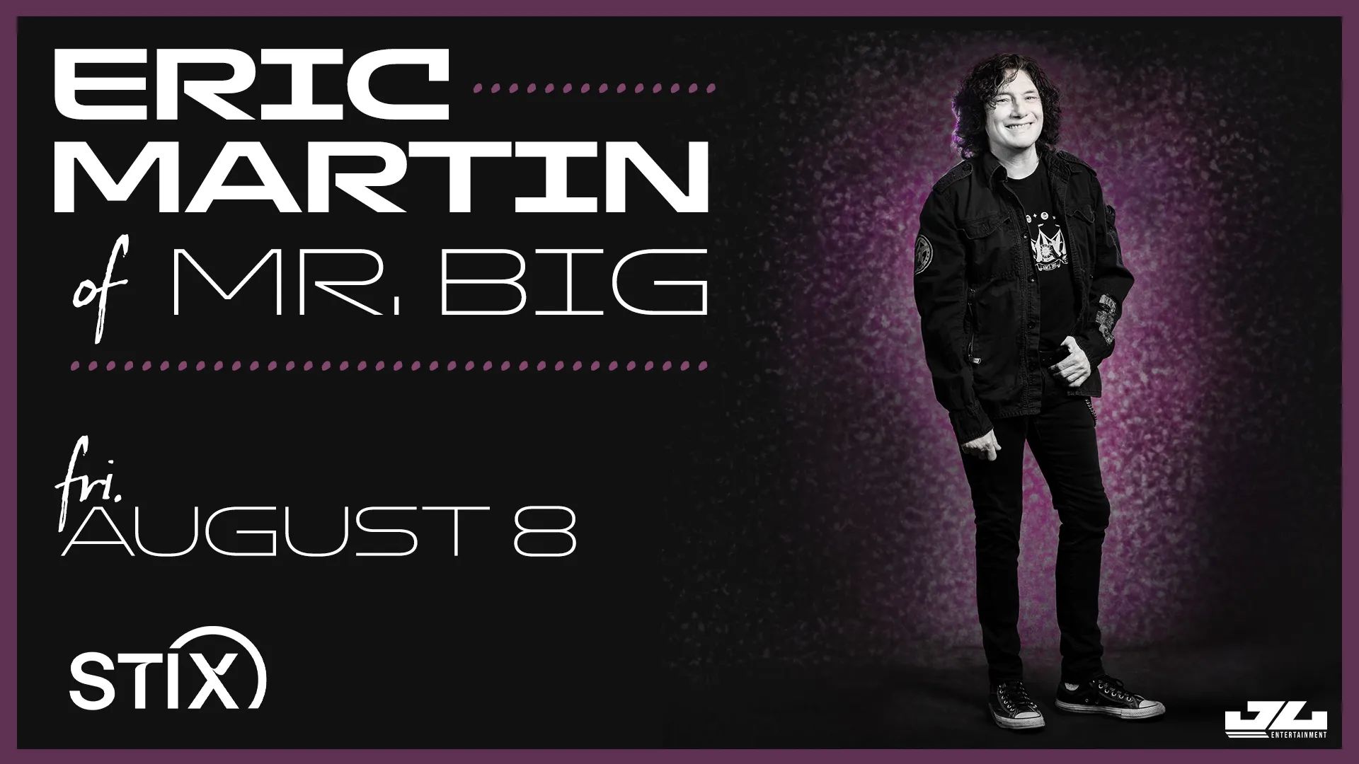 Eric Martin of Mr. Big at Stix - Pure Ludington