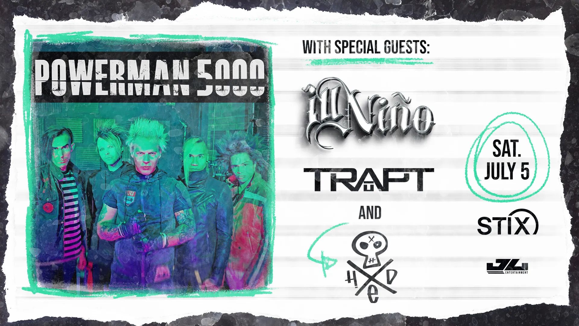 The Taste of Armageddon Tour with Powerman 5000, Ill Nino, Trapt and ...